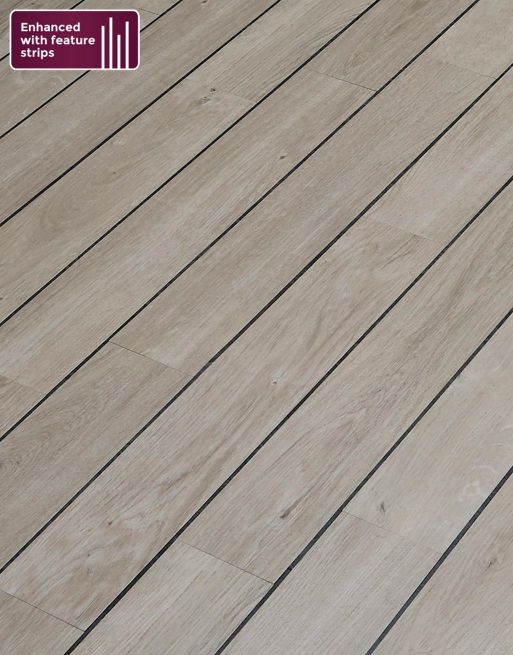 Herringbone - Light Grey Oak LVT Flooring | Direct Wood Flooring